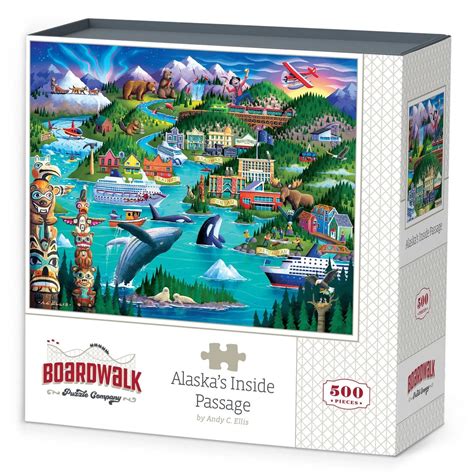 Alaskas Inside Passage 500 Piece Puzzle The Puzzle Center