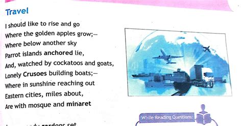 Download Pdf Unit 09 Paraphrasing Stanza Q A And Exercise Solutions Poem Travel