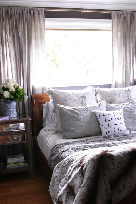 Master Bedroom Sneak Peek {black Frosted Plum Walls} The Inspired Room