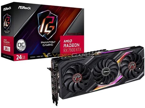 Radeon RX 7900 XTX et XT des versions personnalisées ASRock et XFX se