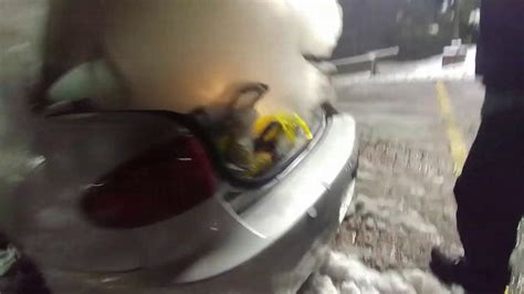 Car Catches On Fire At Gas Station No One Helped Him Youtube