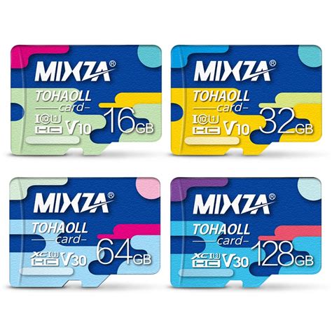 MIXZA Micro SD Card 256GB 128GB 64GB U3 80MB/S 32GB 16GB Class10 UHS 1 ...
