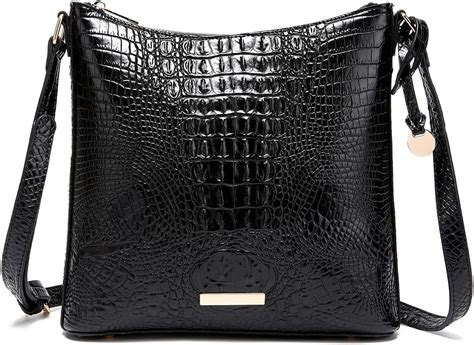 Shoulder Crocodile Flat Handbags For Women Trendy Ladies Shoulder Bag