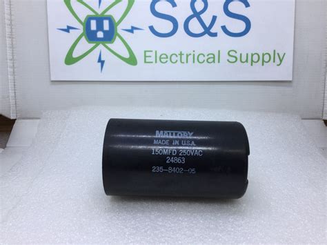 Mallory Capacitor 235 8402 05 24863 150mfd 250v Mallory Capacitor 235 8402 05 24863 150mfd 250v