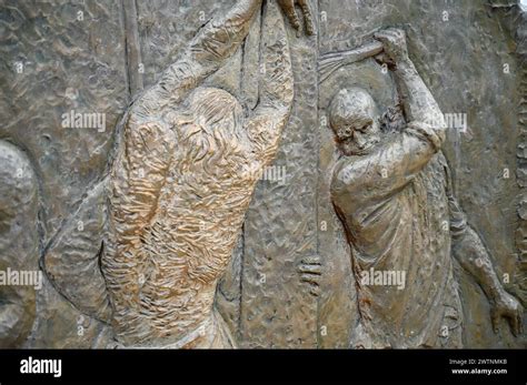 The Scourging At The Pillar Second Sorrowful Mystery A Relief