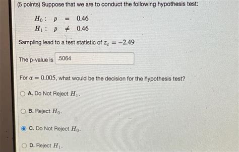 Solved 5 Points Suppose That We Are To Conduct The
