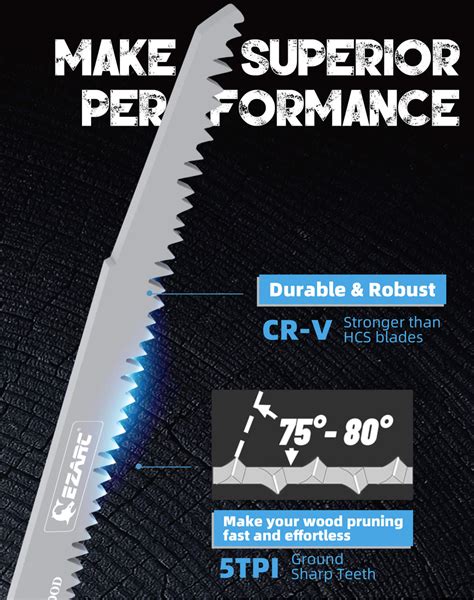 Tree Pruning Wood Cutting 12 Piece Wood Pruning Reciprocating Saw