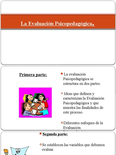 La Evaluacion Psicopedagogica Pdf Evaluación Aprendizaje