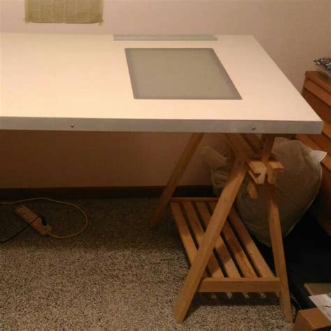 Ikea Drafting Table W Lightbox Furniture And Home Living Furniture