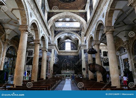 Italian Baroque Cathedral Interior In Gallipoli Editorial Stock Image Image Of Architecture