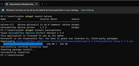Command To Install BalenaEtcher On Windows 11 H2S Media