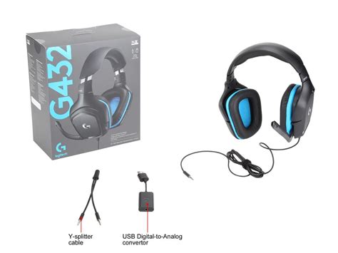 Logitech G432 3.5mm USB 7.1 Sound Wired Gaming Headset - Newegg.com