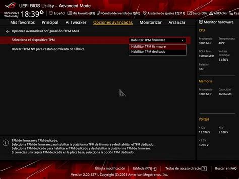 Cómo activar AMD fTPM para instalar Windows en nuestro PC