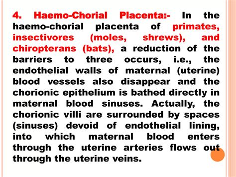 Placenta Structure And Classification Ppt