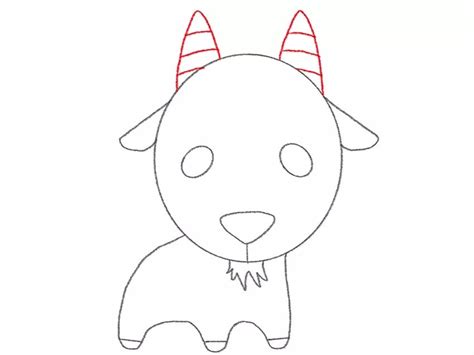 Как нарисовать мультяшного козленка для ребенка Рисование