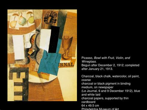 Ppt Picasso Still Life With Chair Caning May 1912 Powerpoint