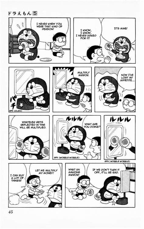 Doraemon 74 Nobita In The Mirror Doraemon Comic Book Layout