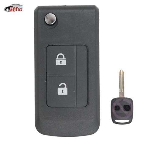 KEYECU Replacement Upgraded Folding Flip Remote Key Shell Case Fob 2
