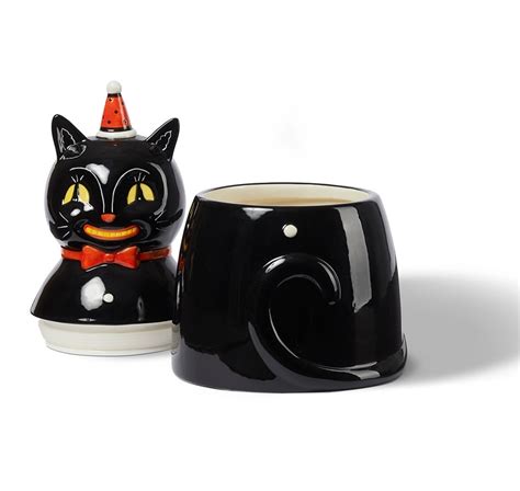 Carnival Cottage Black Cat Cookie Jar Johanna Parker Screamers Costumes