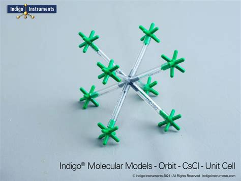 Cesium Chloride Model Kit 35 Atoms 64 Bonds