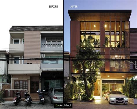 รีโนเวทตึกแถวเก่า ๆ โทรม ๆ เป็นบ้านและโฮมออฟฟิศให้สวยหรู ดูดี