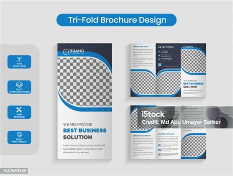 현대 기업 삼중 브로셔 디자인 템플릿 3단 브로슈어에 대한 스톡 벡터 아트 및 기타 이미지 3단 브로슈어 형판 기업 비즈니스 Istock