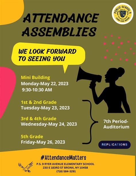 Ps 9 Attendance Assemblies Replications