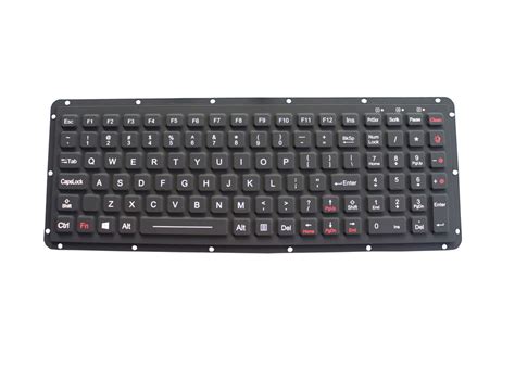 Silicone Rubber Medical Industrial Keyboard With Membrane Switch