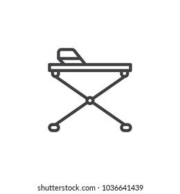 Ironing Board Outline Icon Linear Style Stock Vector (Royalty Free) 1036641439 | Shutterstock