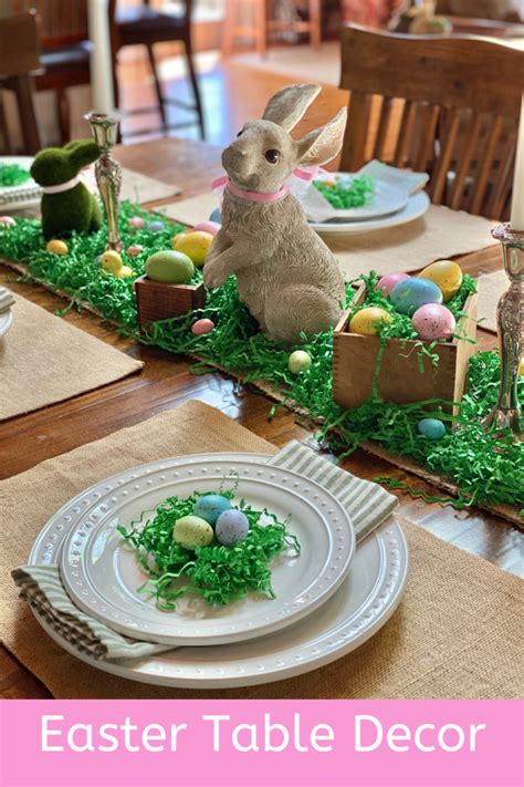 Simple And Elegant Easter Table Decoration Ideas Her Blog Journal