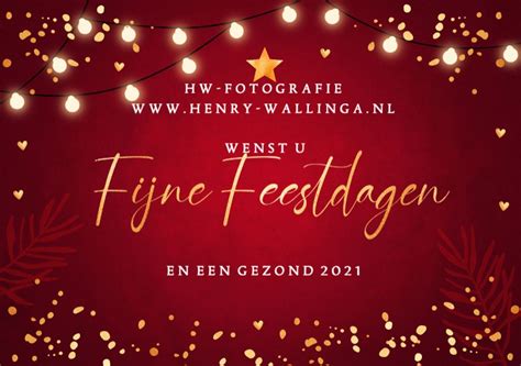 Prettige Kerstdagen En Een Gelukkig Nieuwjaar Hw Fotografie