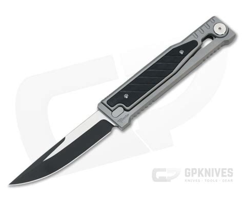 Reate Exo Exoskeleton Design Drop Point Pvd Elmax Black G10 Manual Otf