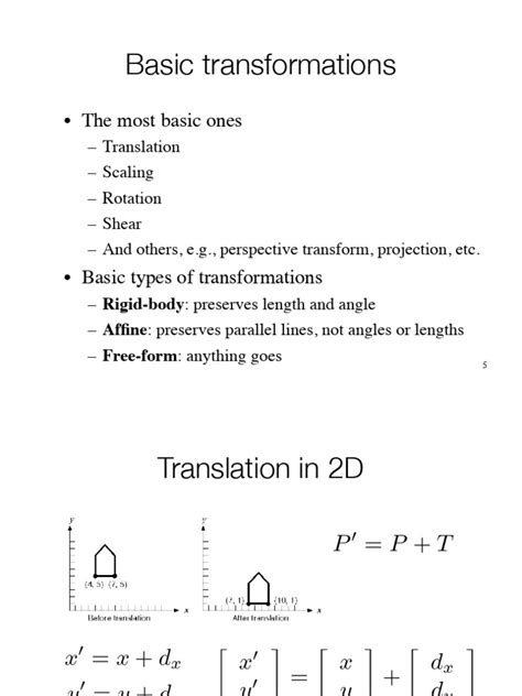 Transformations And Linear Algebra For Graphisc Programming Pdf Matrix Mathematics