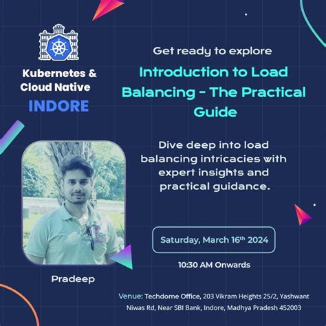 Learn Load Balancing With Pradeep At Cncf Techdome Posted On The