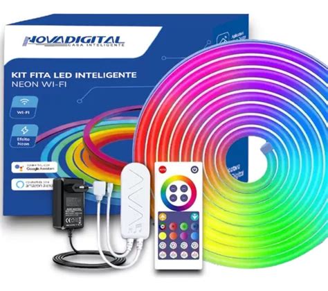 Kit Fita Led Neon Wifi Dreamcolor Controle Inteligente Alexa Frete Gr Tis