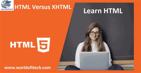 Html Vs Xhtml Learn Html