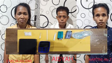 Grebek Kampung Narkoba Di Tanjung Tiram 2 Pria Bersama 3 Wanita