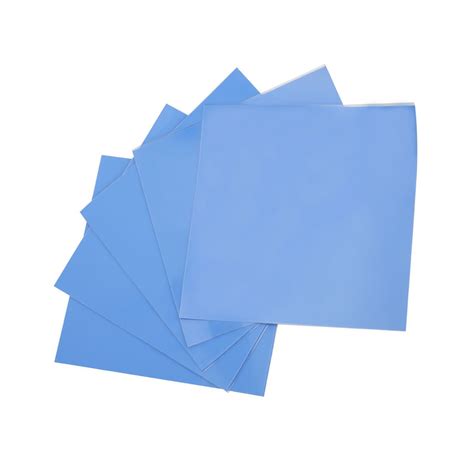 5 Pcs Silicone Thermal Conductivity Pad Cpu Gpu Heat Conduction Sheet