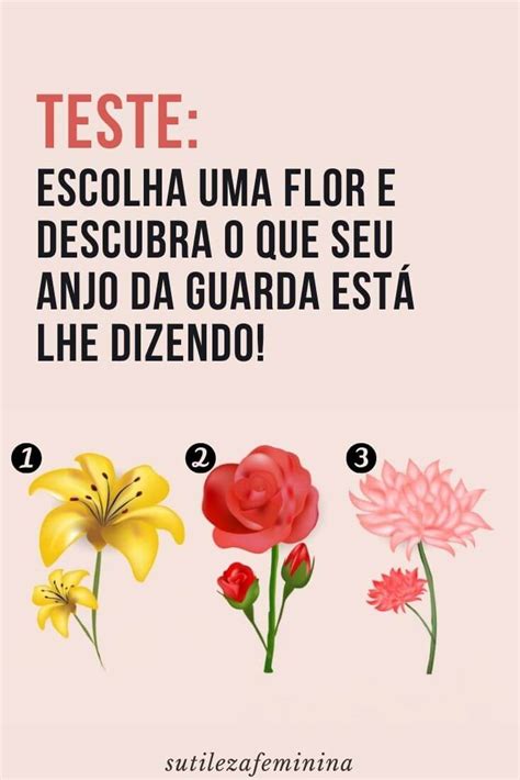 Escolha uma flor e descubra o que seu anjo da guarda está lhe dizendo