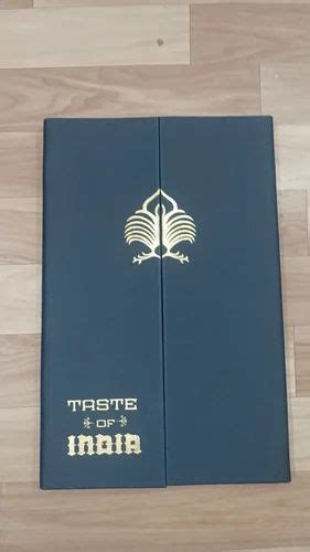 Pu Leather Restaurant Menu Folder Size A4 At ₹ 600piece In New Delhi