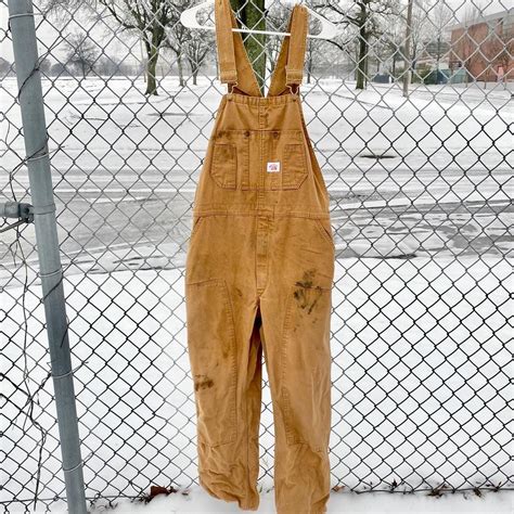 Old School Round House Bib Overalls Classic Depop
