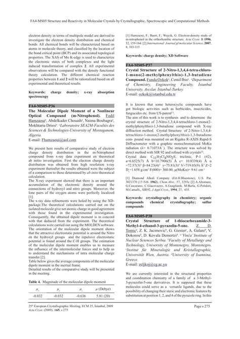 Pdf The Molecular Dipole Moment Of A Nonlinear Optical Compound M Nitrophenol
