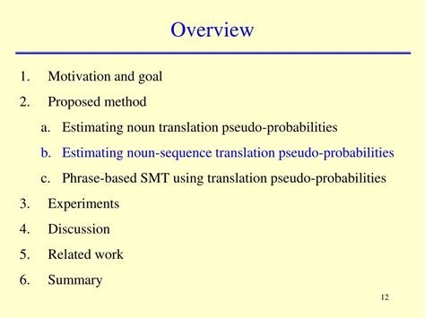 Ppt Using Comparable Corpora To Adapt A Translation Model To Domains Powerpoint Presentation