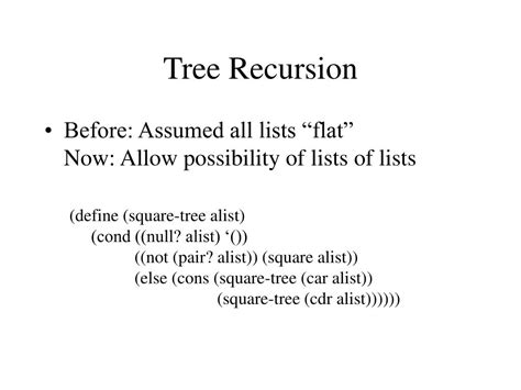 Ppt Recursion Linear And Tree Recursive Processes And Iteration Powerpoint Presentation Id