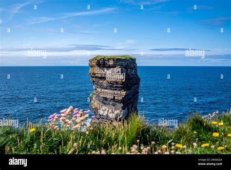 The Dun Briste Sea Stack Off The Cliffs Of Downpatrick Head In County