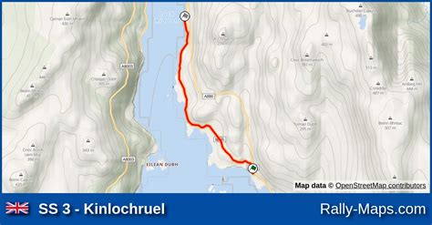 Ss 3 Kinlochruel Stage Map Argyll Rally 2022 [src] 🌍 Rally