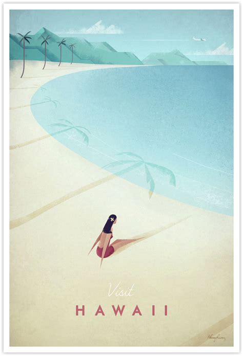 Hawaii Vintage Travel Poster Travel Poster Co