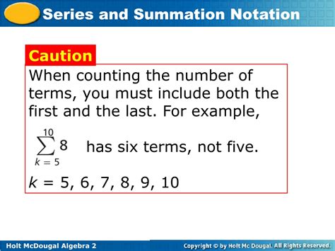 Ppt Mastering Series And Summation Notation Formulas Methods And