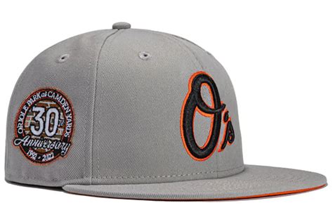 New Era X Hat Club Exclusive Grey Otc Baltimore Orioles 30th