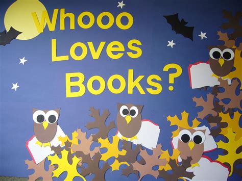 Owl Bulletin Boards October Bulletin Boards Halloween Bulletin Boards